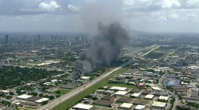 Houston firefighters fighting warehouse fire | CIP News